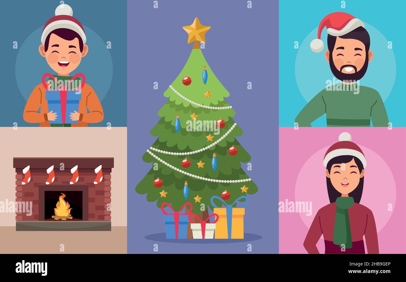 Happy christmas to all our members Stock Vector Images - Alamy
