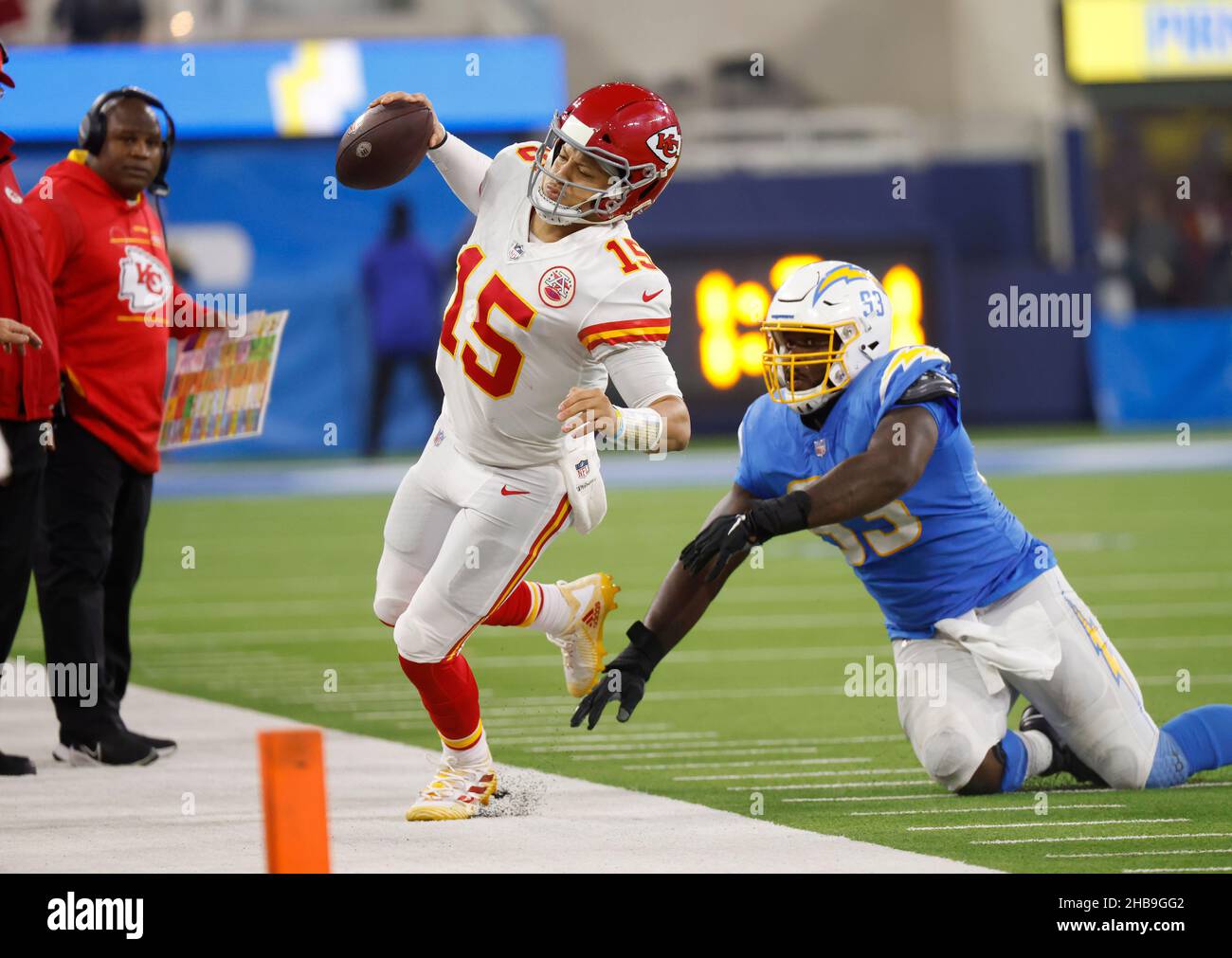 Inglewood, California, USA. 16th Dec, 2021. Kansas City Chiefs ...