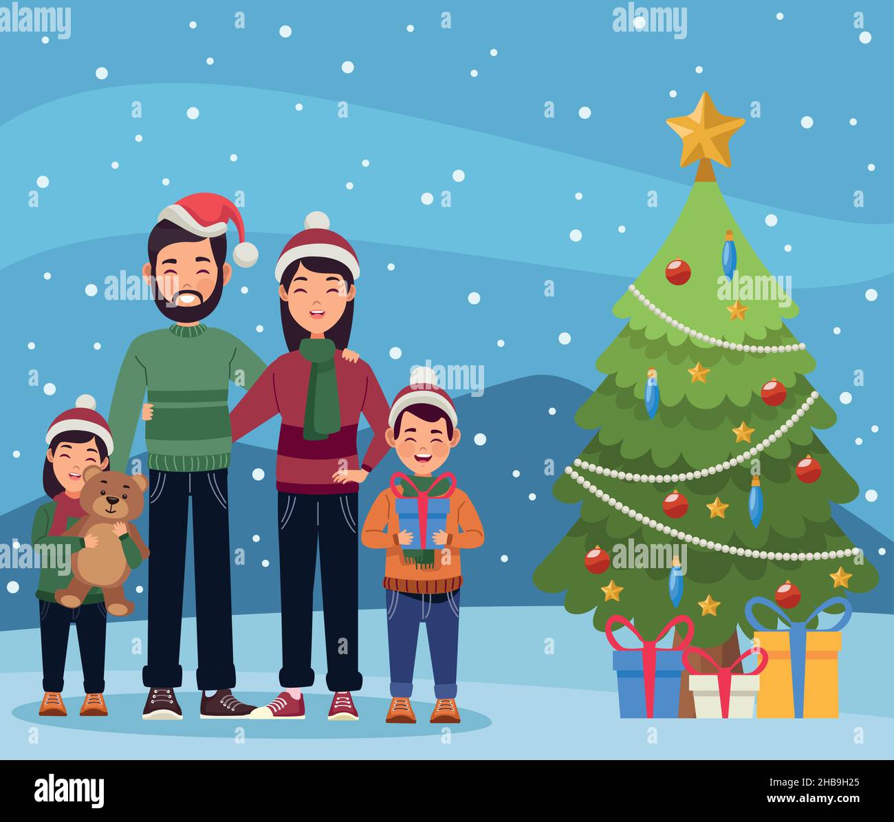 Happy christmas to all our members Stock Vector Images - Alamy