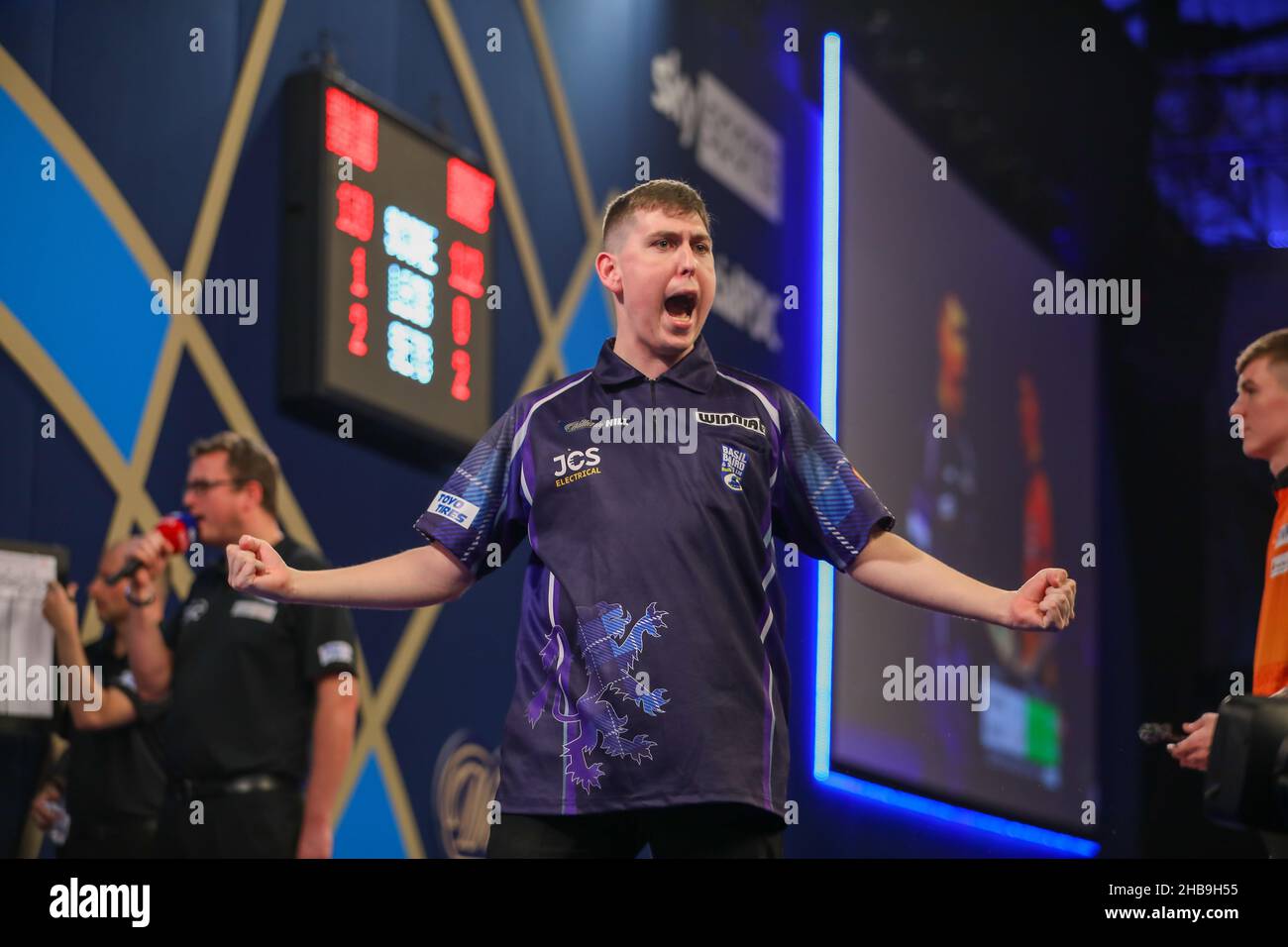 17th December 2021; Alexandra Palace, London, England: The William Hill World Darts Tournament ...