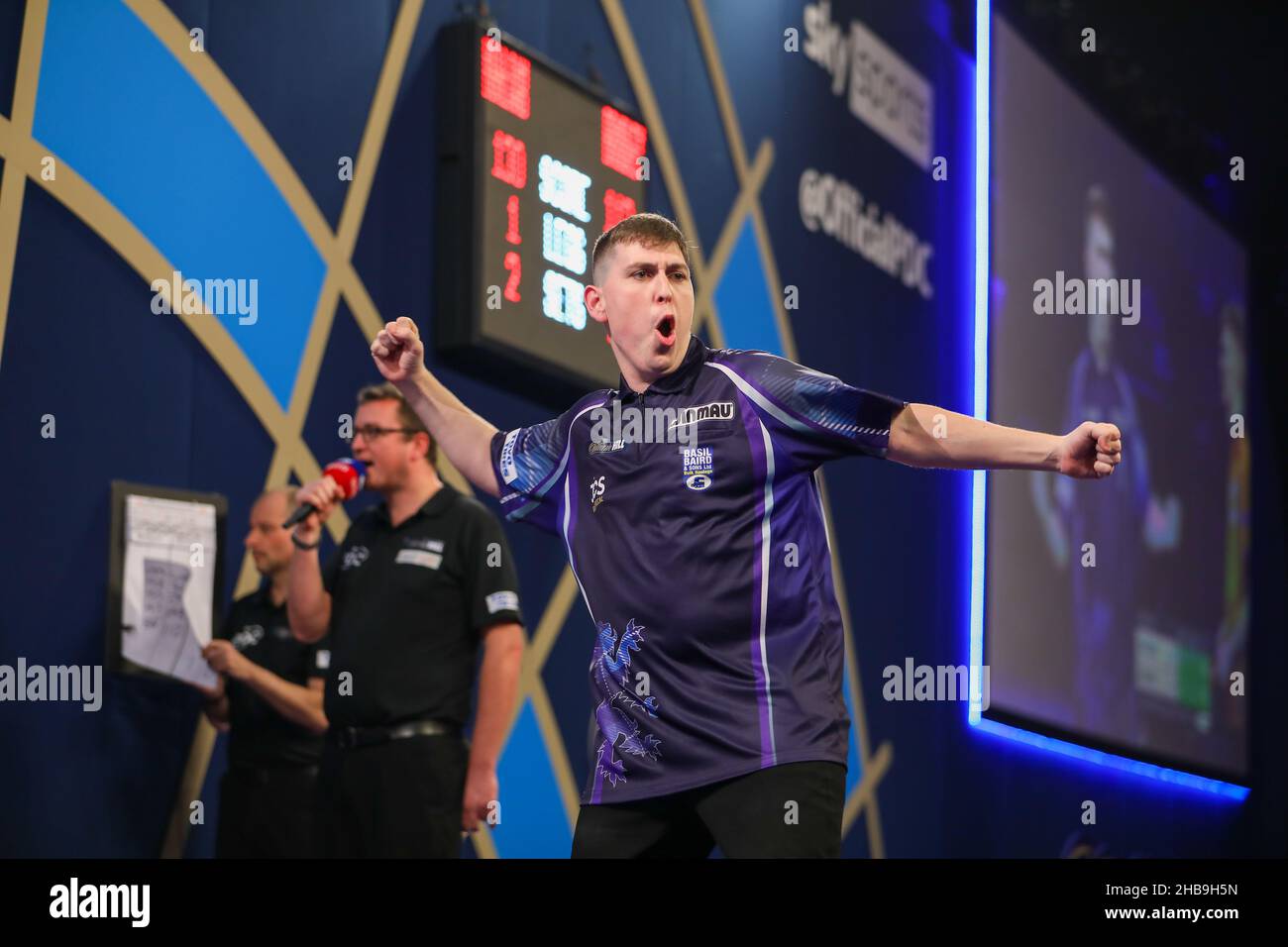 17th December 2021; Alexandra Palace, London, England: The William Hill World Darts Tournament ...