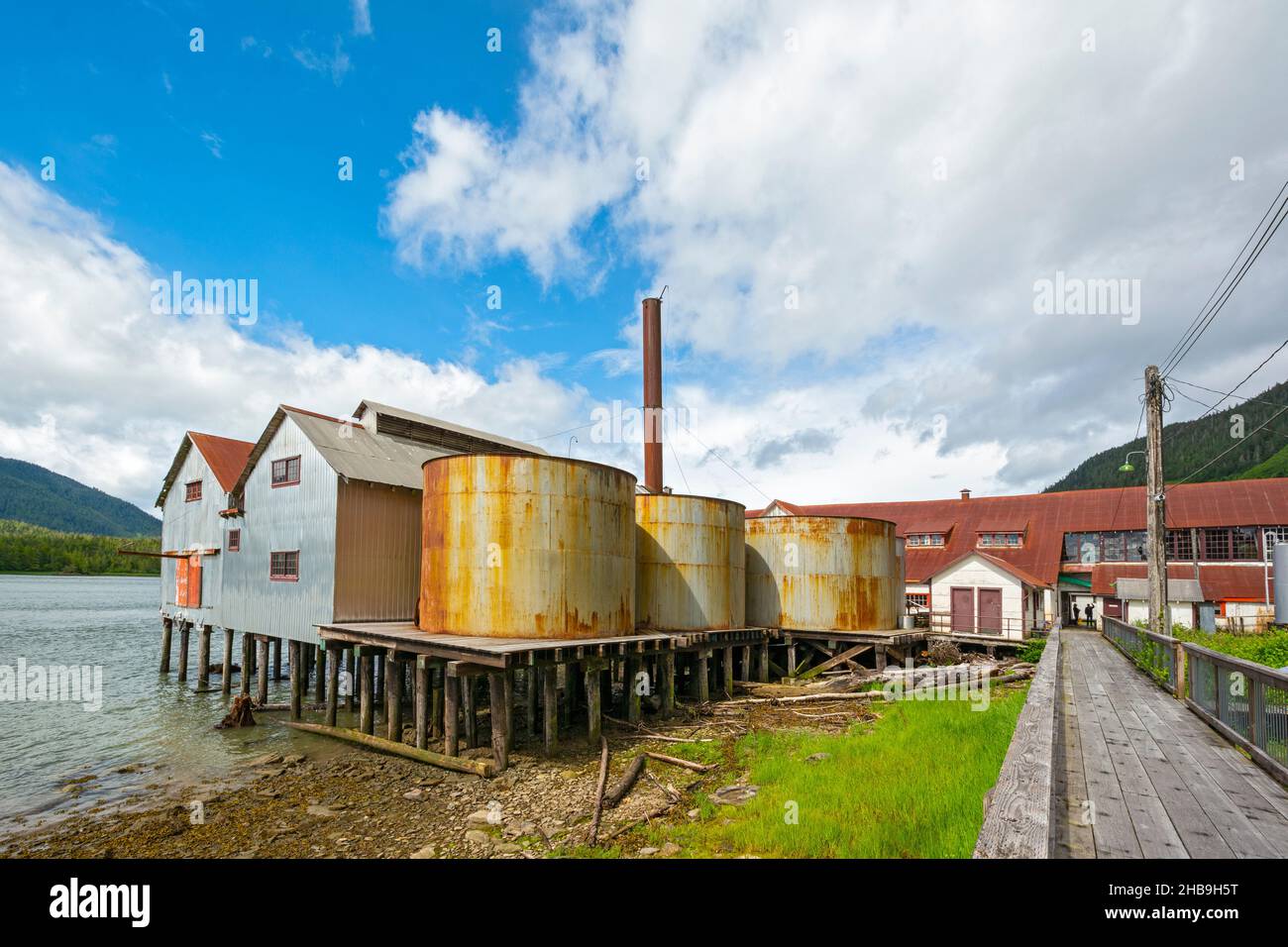 Canada, British Columbia, Port Edward, North Pacific Cannery National ...