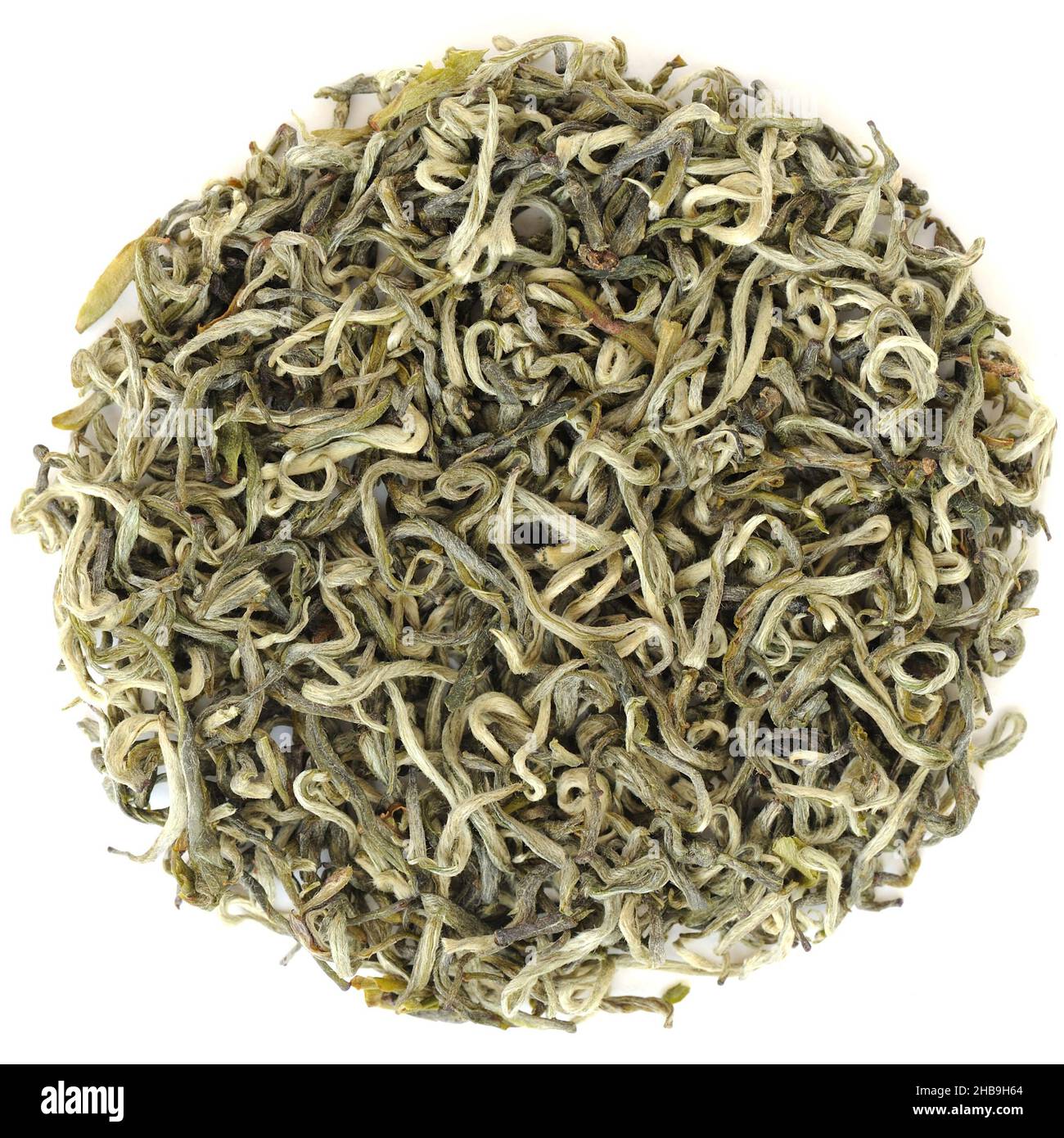 Spring Yunnan Simao Premium Green Tea Gao Shan Yin Ya in round shape ...