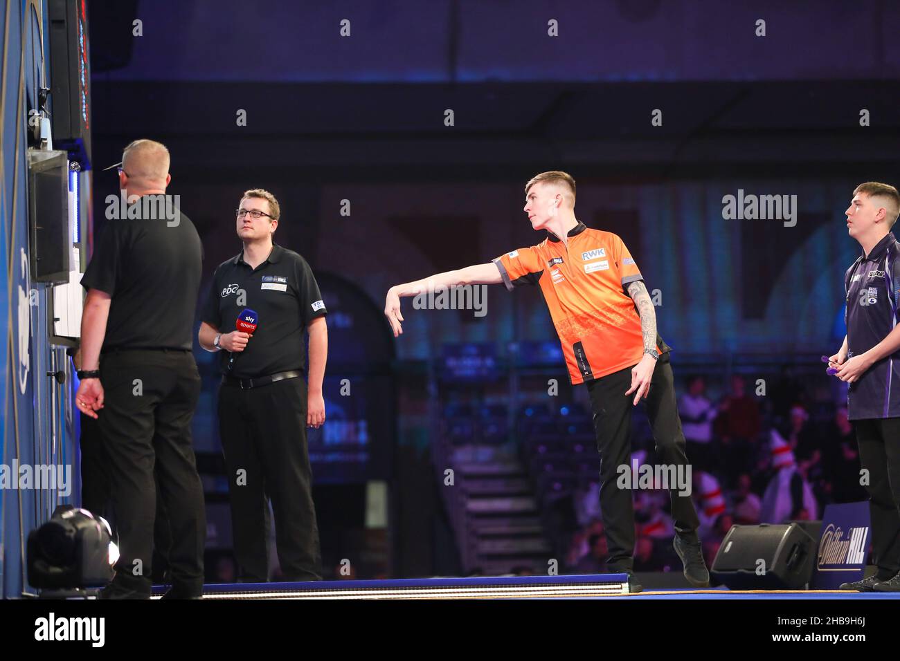 17th December 2021; Alexandra Palace, London, England: The William Hill World Darts Tournament ...