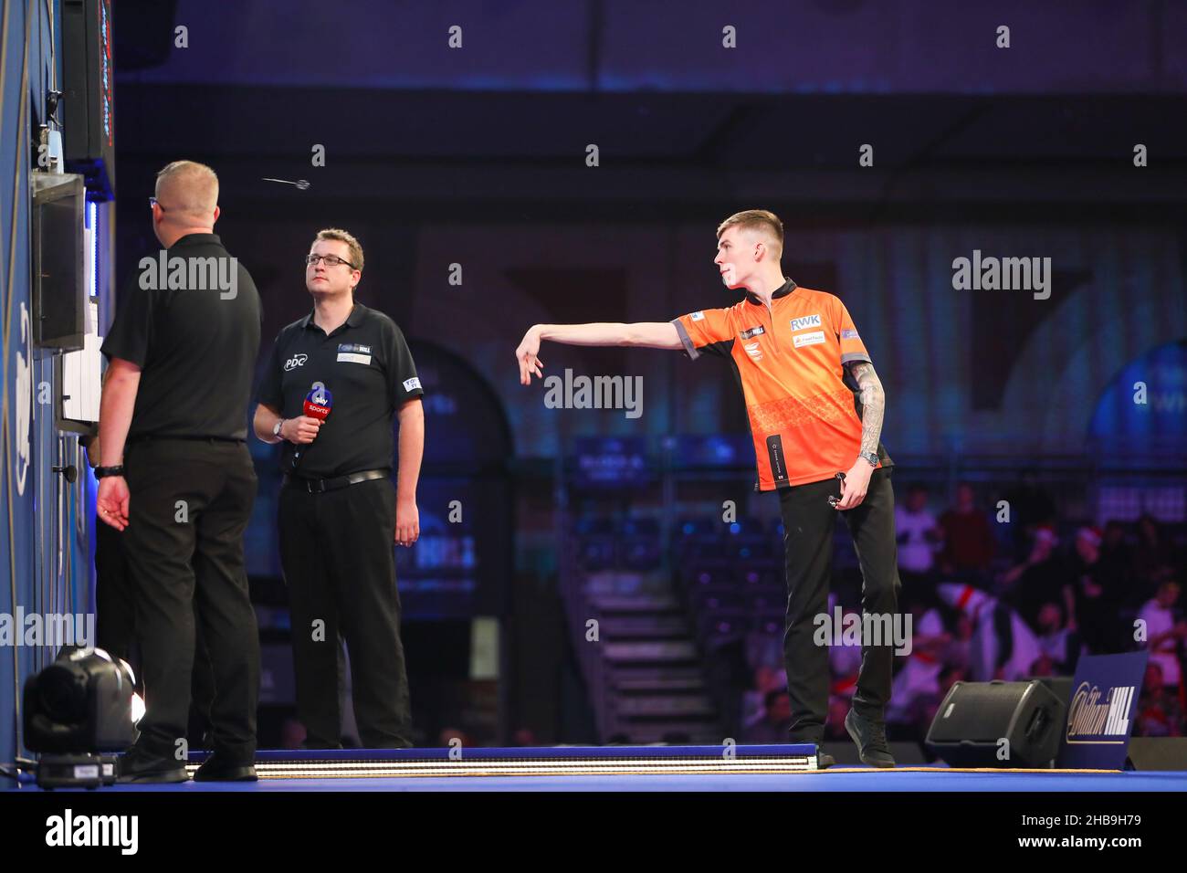17th December 2021; Alexandra Palace, London, England: The William Hill World Darts Tournament ...