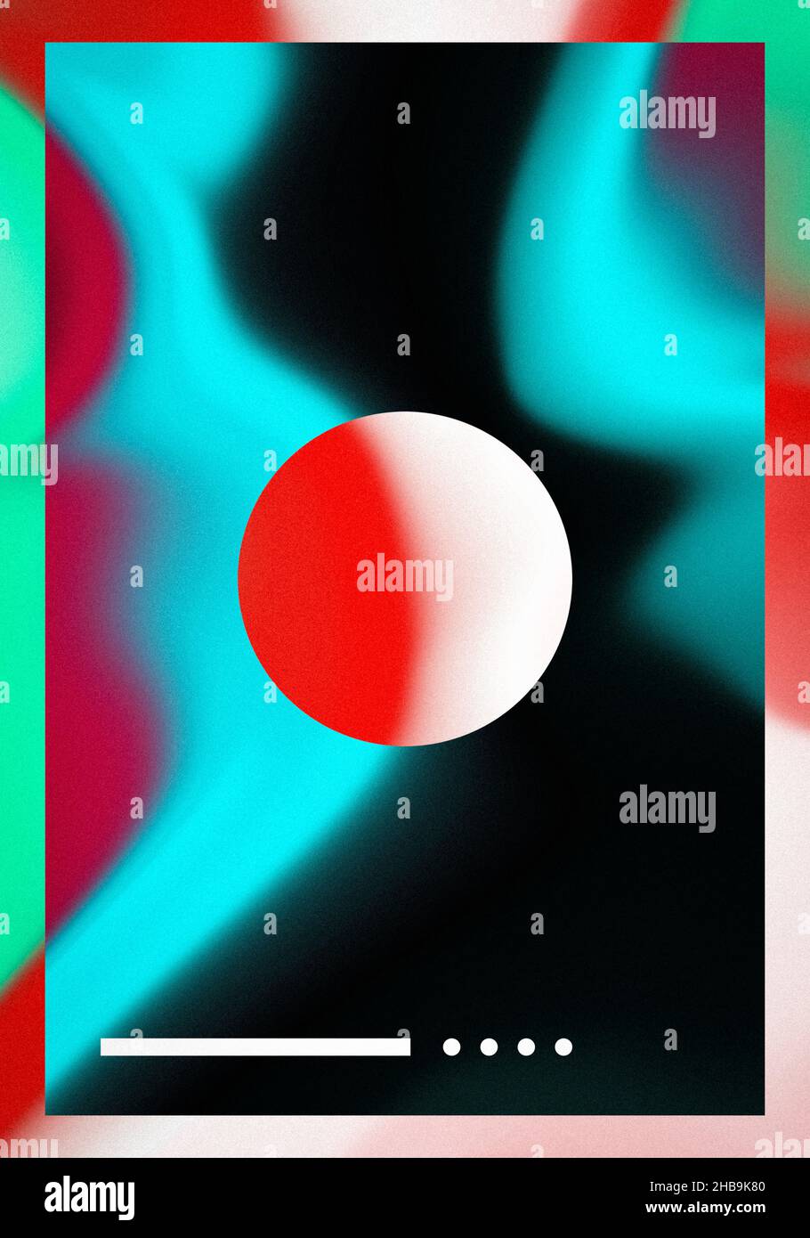 Bizarre Color negative photo effect, orange and blue color, smoke style ...