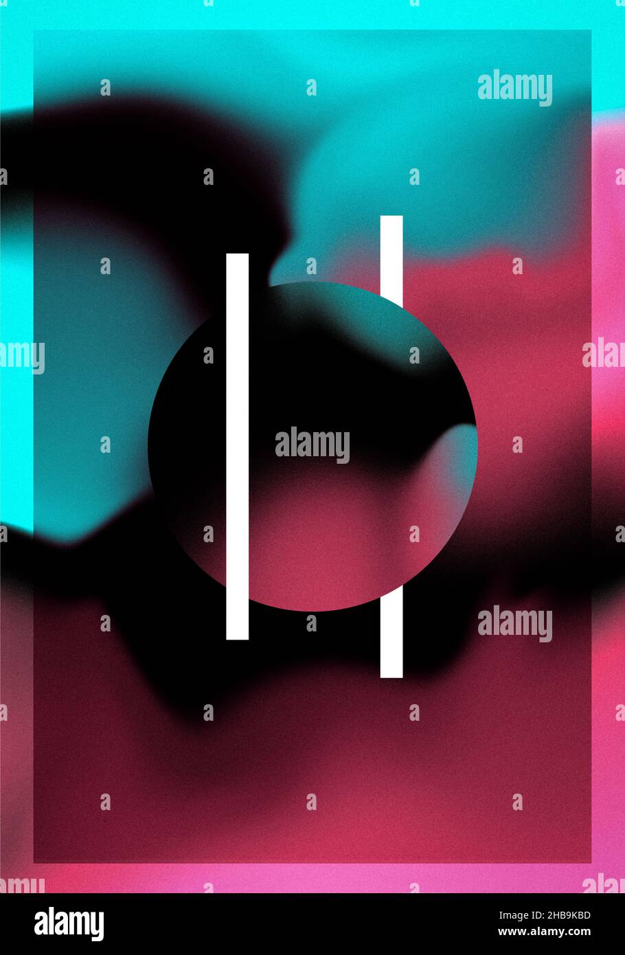 Elegant retro synthwave music poster, for music event, festival, blue ...