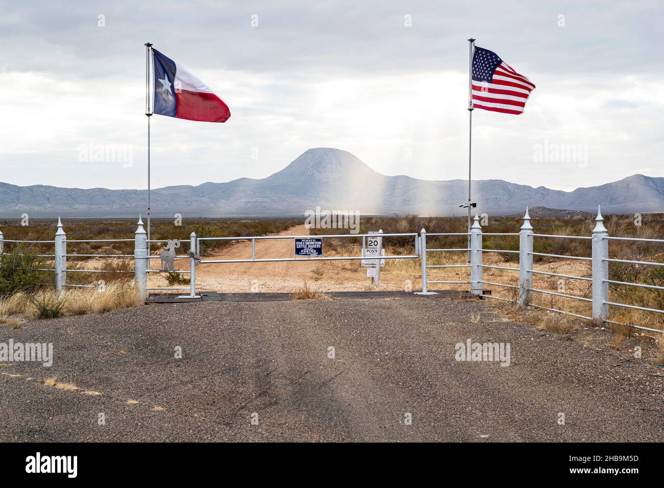 Big Bend flags Stock Photo - Alamy
