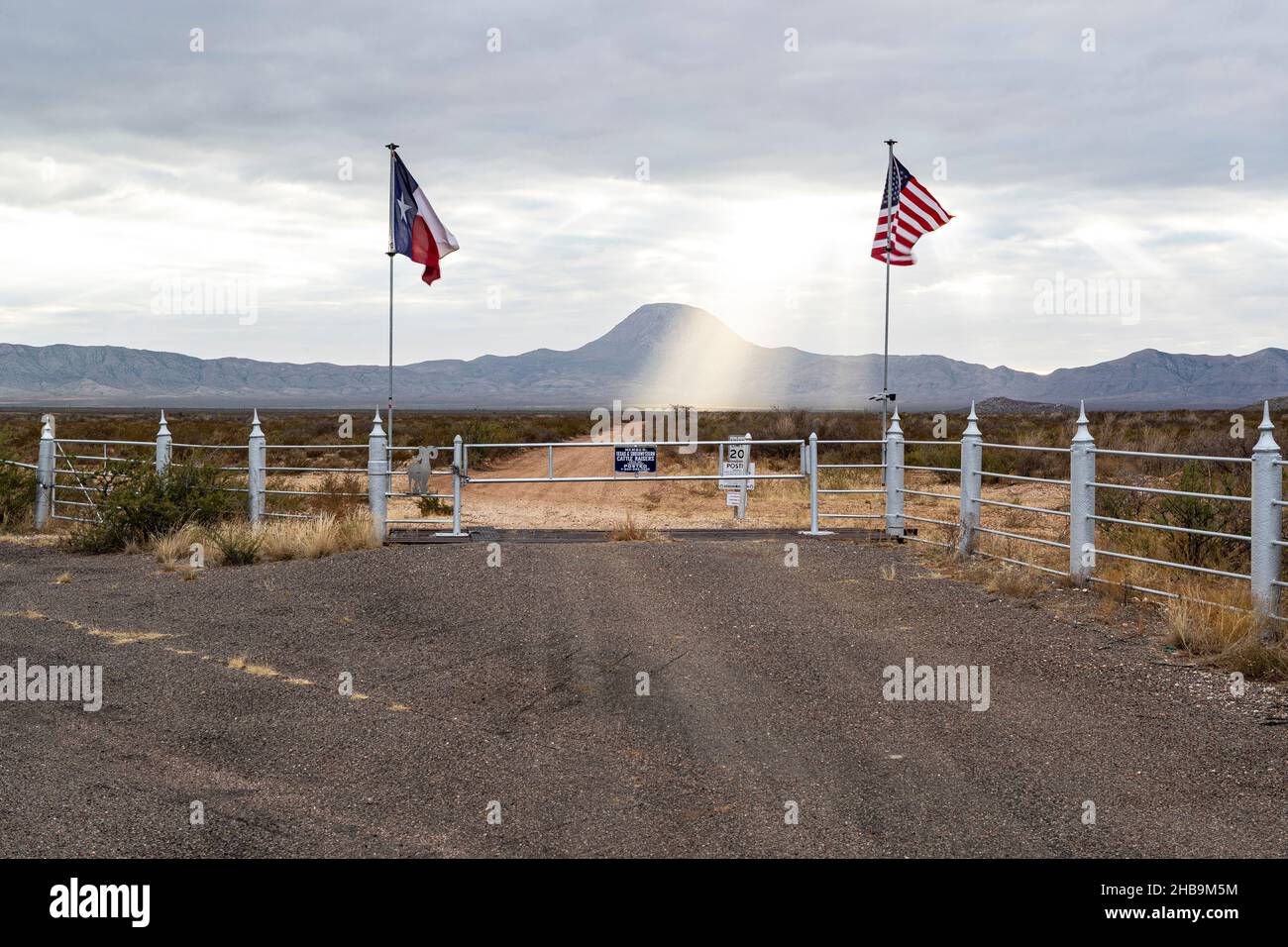 Big Bend flags Stock Photo - Alamy