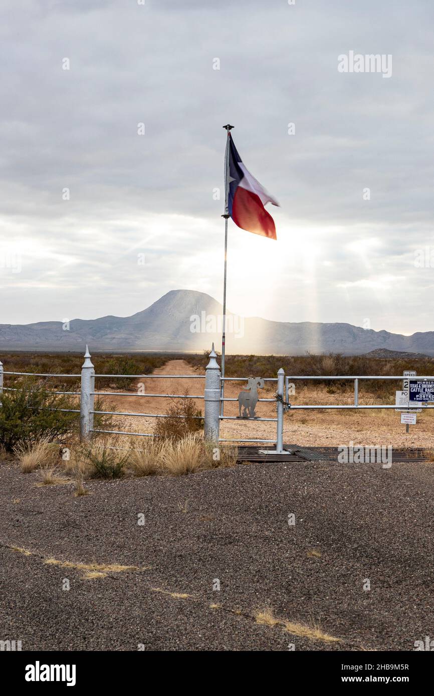 Big Bend flags Stock Photo - Alamy