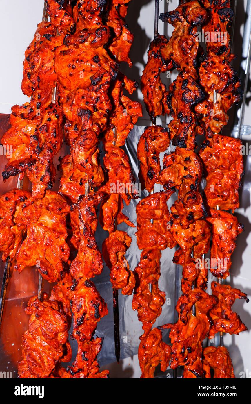 indian spice marinated chicken cubes known as chicken tikka or tandoori ...
