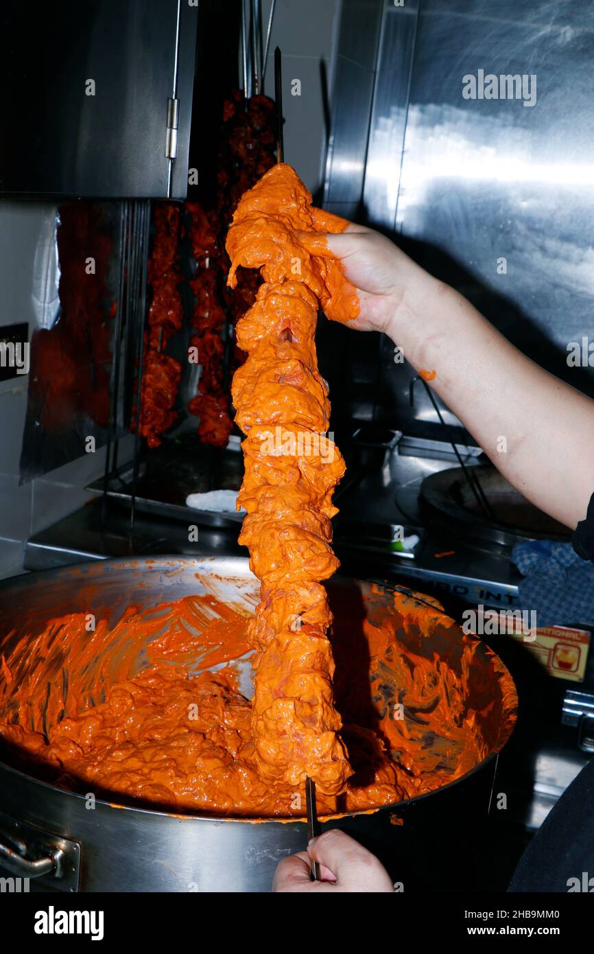 indian spice marinated chicken cubes known as chicken tikka or tandoori ...