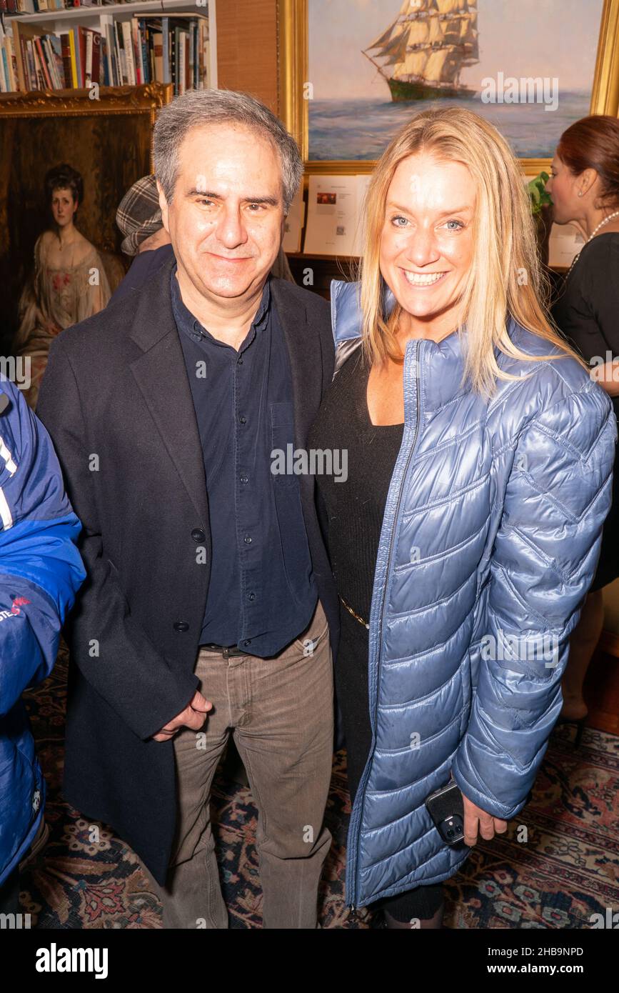Guest and Sharon Mahn attend the Holiday Toy Drive and Auction ...