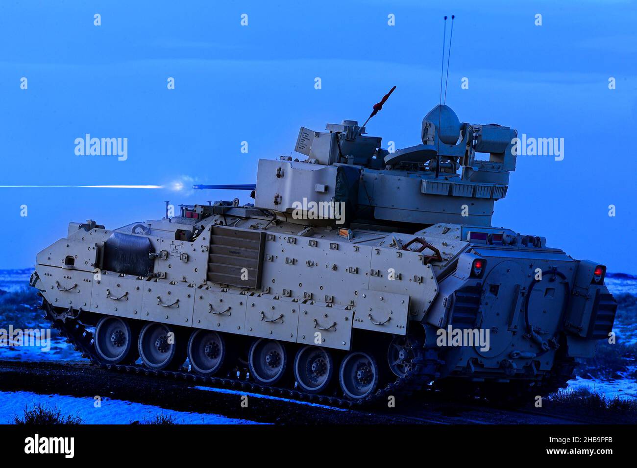 As daylight begins to fade, the blue cold air of Idaho begins to ...