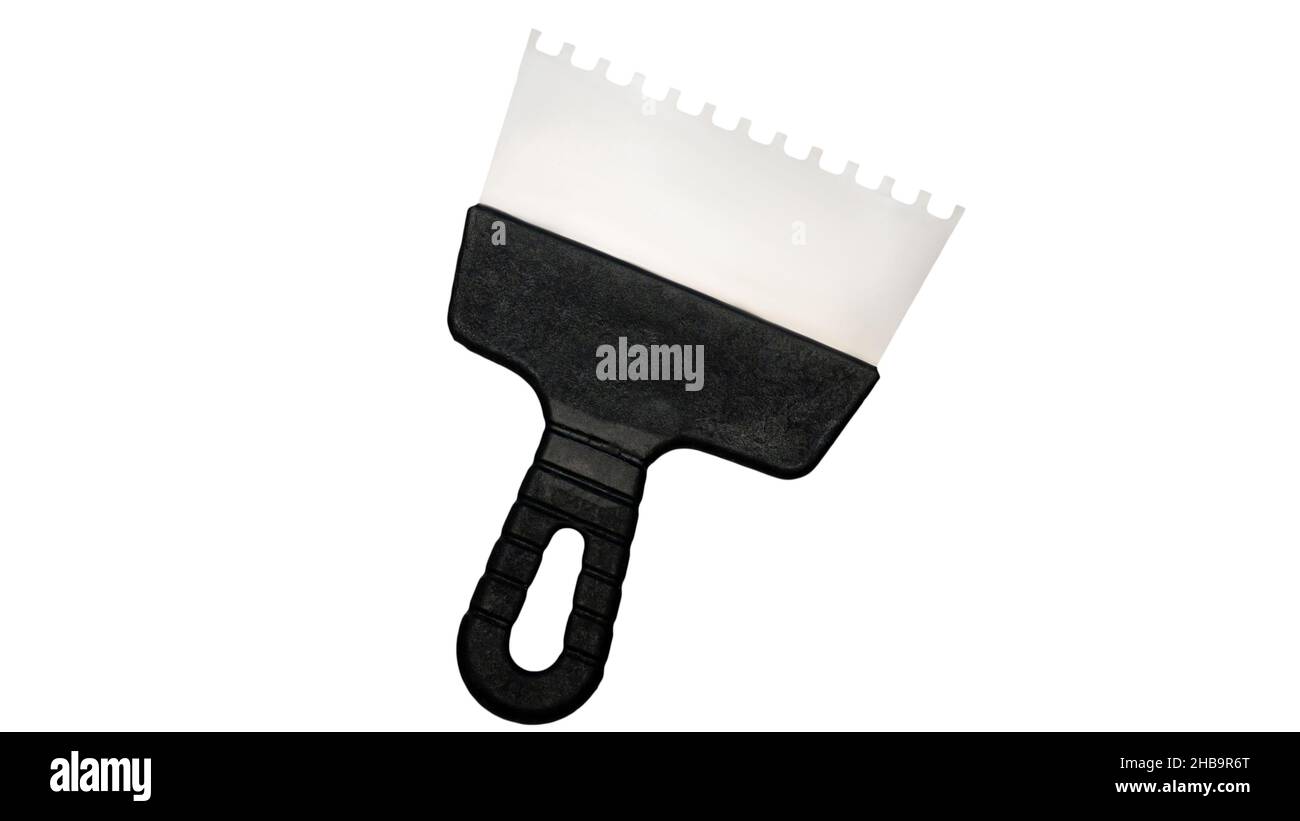 Construction trowels isolated on white background. Putty knife Stock ...