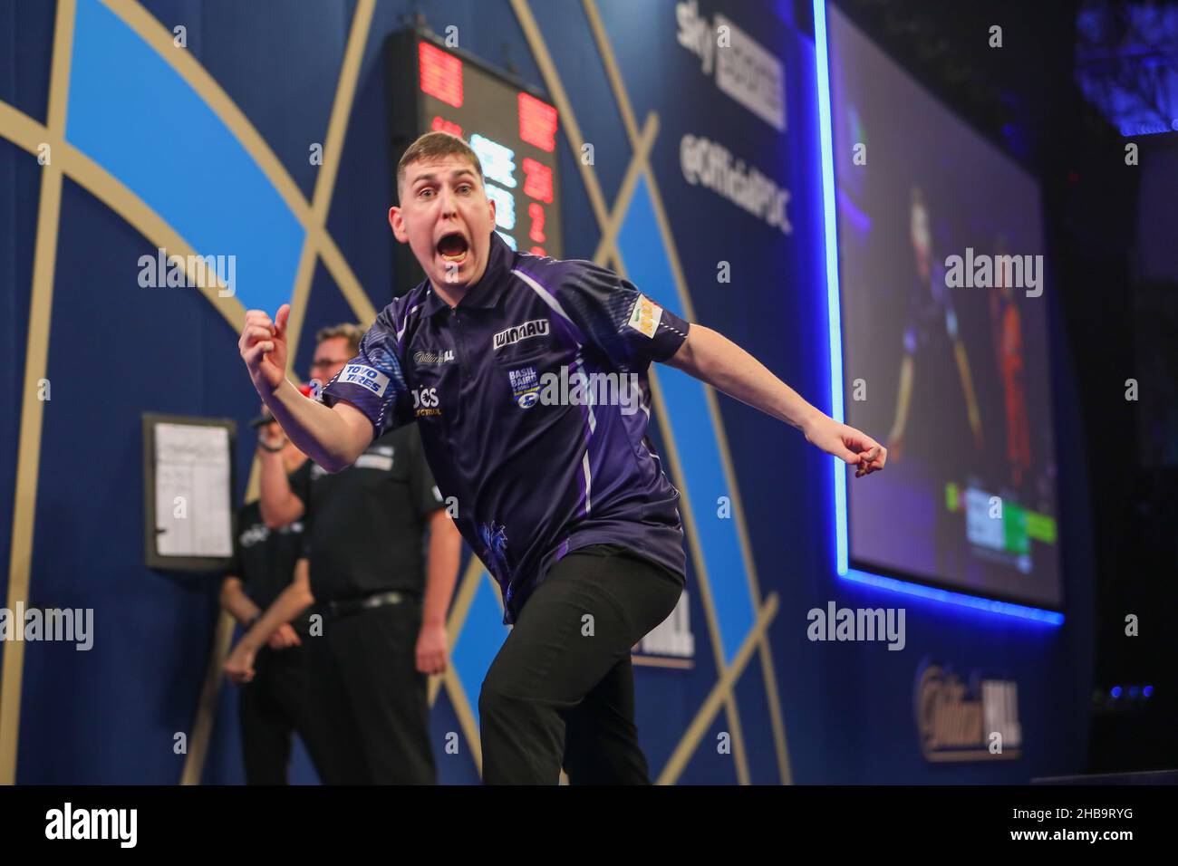 17th December 2021; Alexandra Palace, London, England: The William Hill World Darts Tournament ...