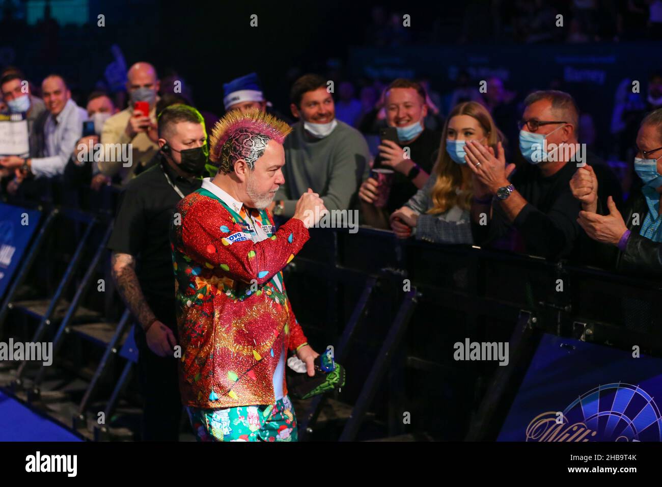 17th December 2021; Alexandra Palace, London, England: The William Hill World Darts Tournament ...