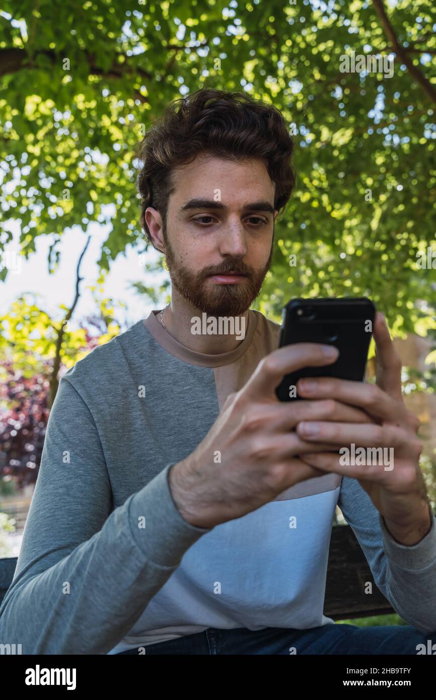 Boy typing hi-res stock photography and images - Alamy