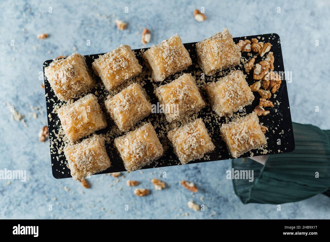 Cutting baklava hi-res stock photography and images - Alamy