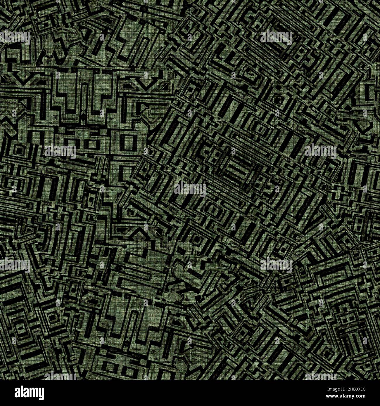 Grunge forest green random geometric distressed seamless texture ...