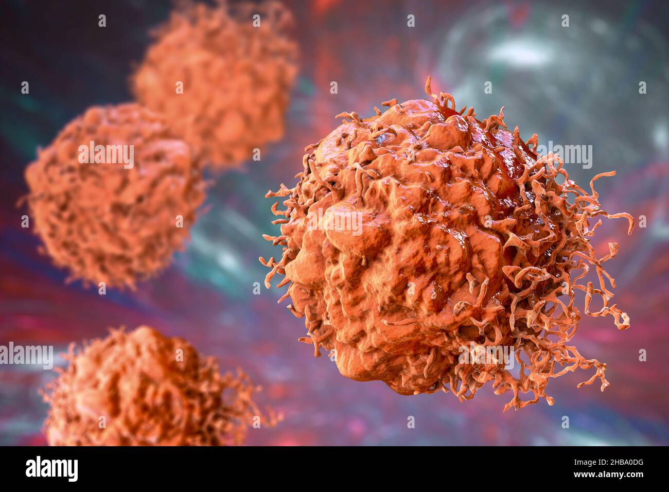 Cancer cells, illustration Stock Photo - Alamy