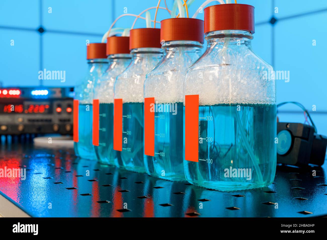 Biohydrogen production research Stock Photo - Alamy