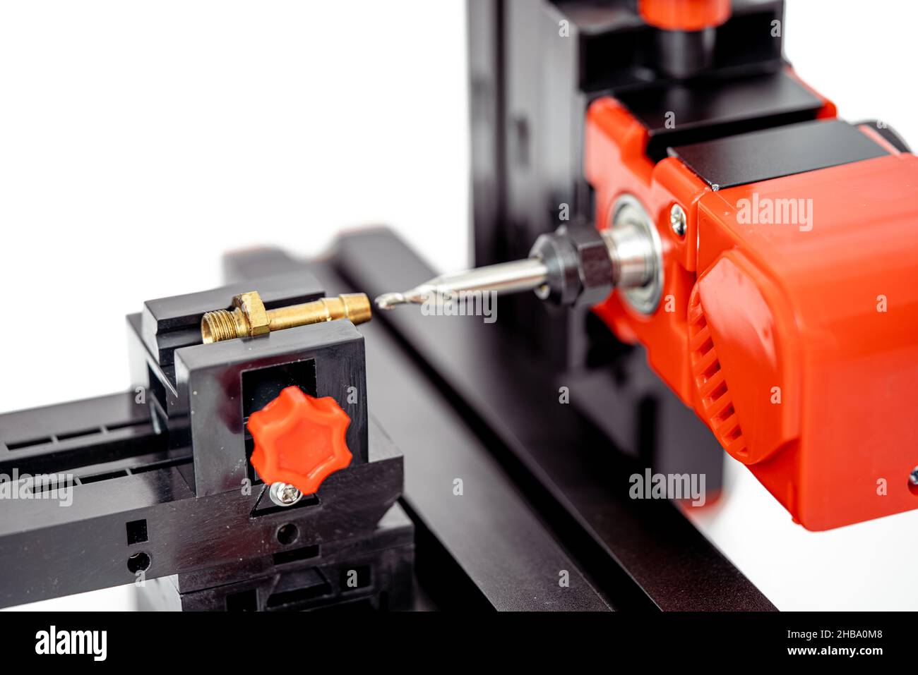Small DIY milling machine for modeling and hobby Stock Photo - Alamy