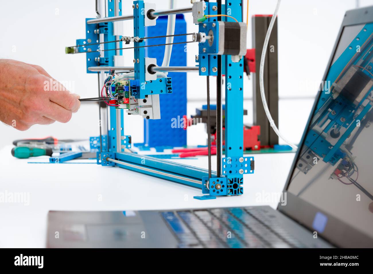 Person assembling product hi-res stock photography and images - Alamy