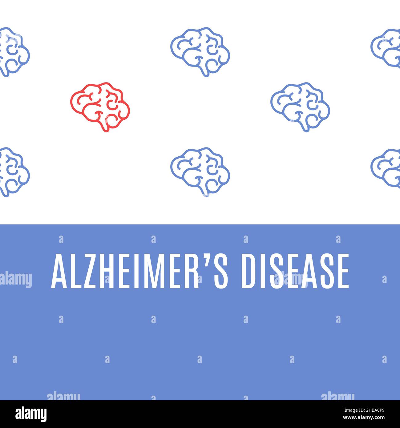 Alzheimer's disease, conceptual illustration Stock Photo - Alamy