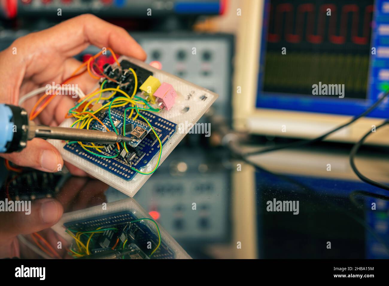 Electronic measuring instruments device hi-res stock photography and ...