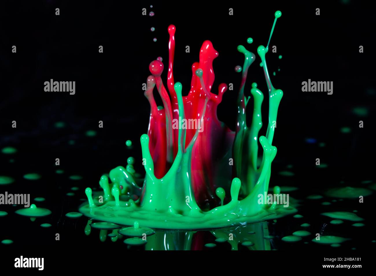 Rainbow paint exploding hi-res stock photography and images - Alamy