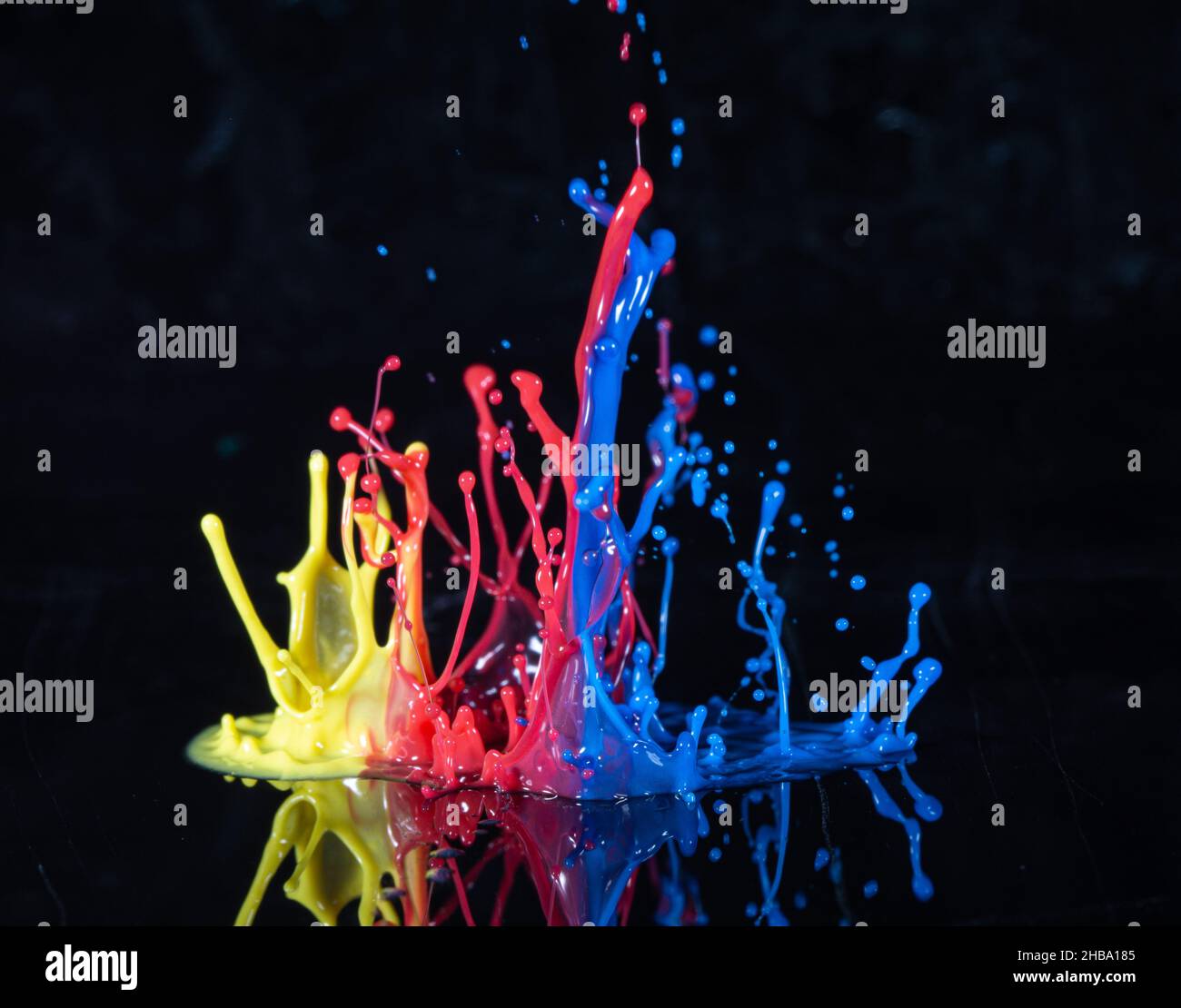 Rainbow paint exploding hi-res stock photography and images - Alamy