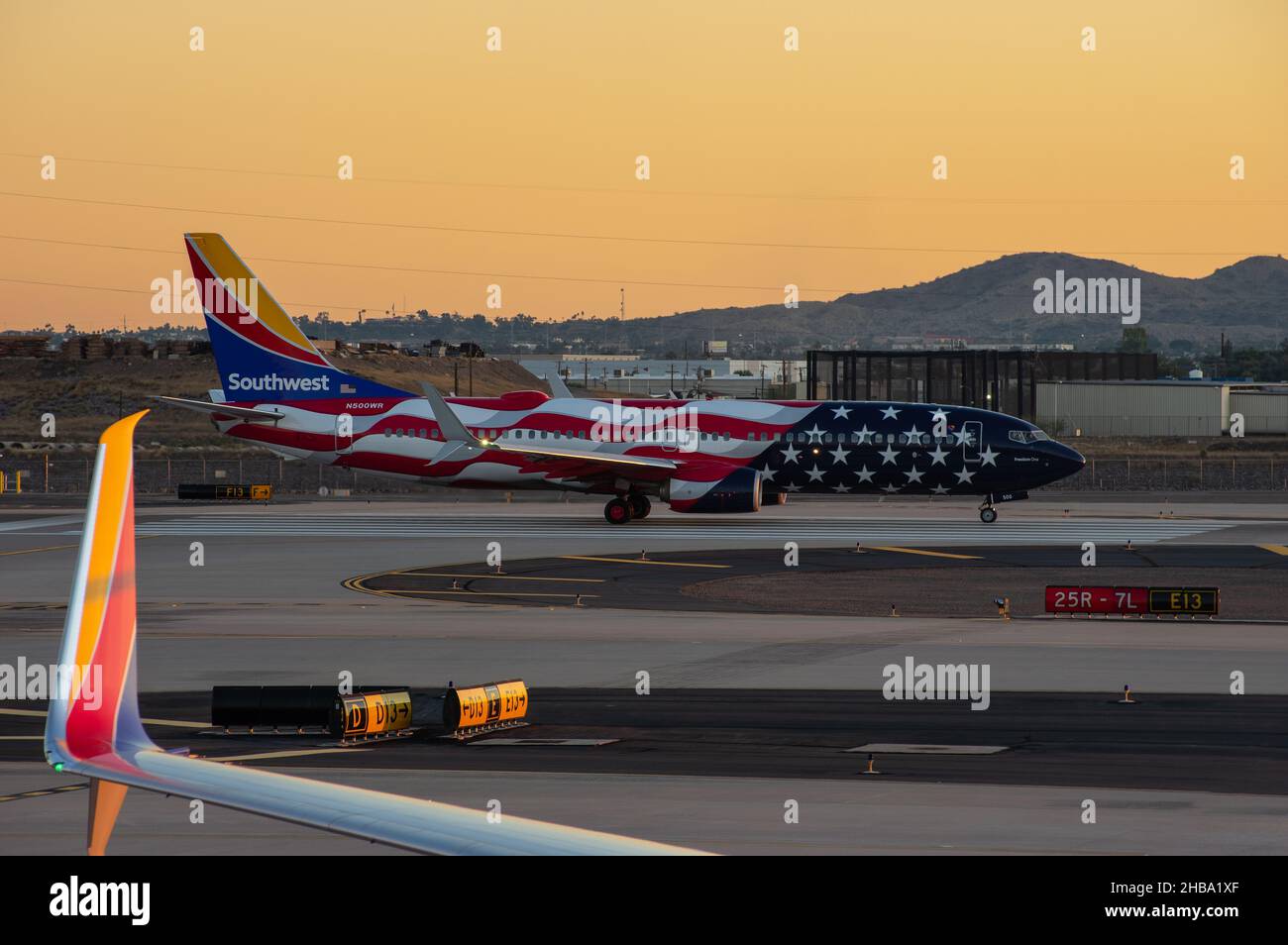 Southwest Airlines Boeing 737-8H4, Freedom One livery, with ...