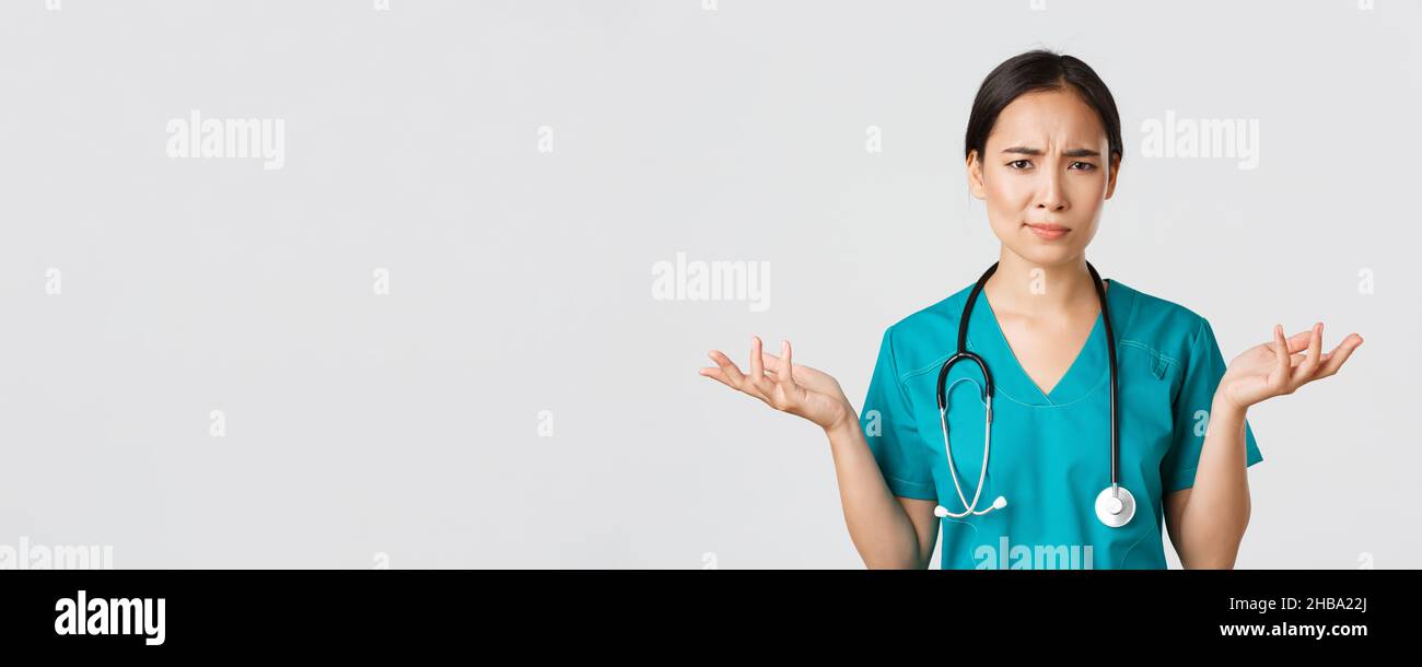 Healthcare workers, preventing virus, quarantine campaign concept ...