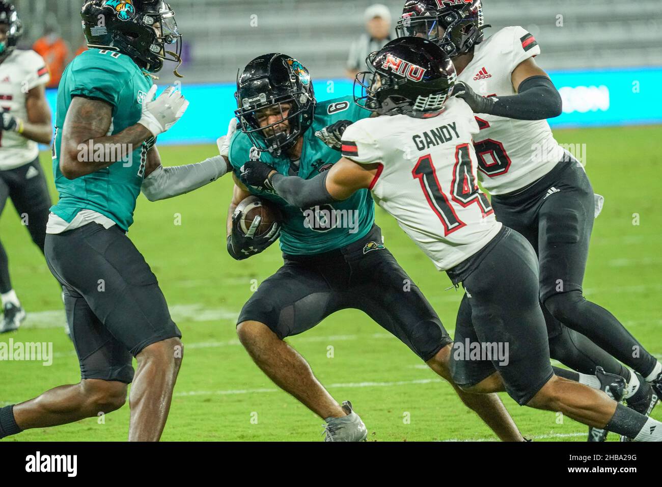 Orlando, Florida, USA, December 15, 2021, Coastal Carolina Chanticleers ...