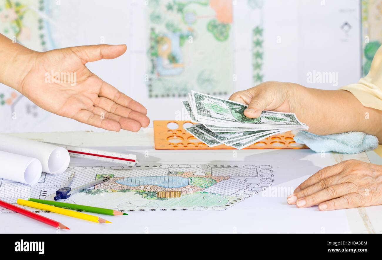 payment architect design Stock Photo - Alamy