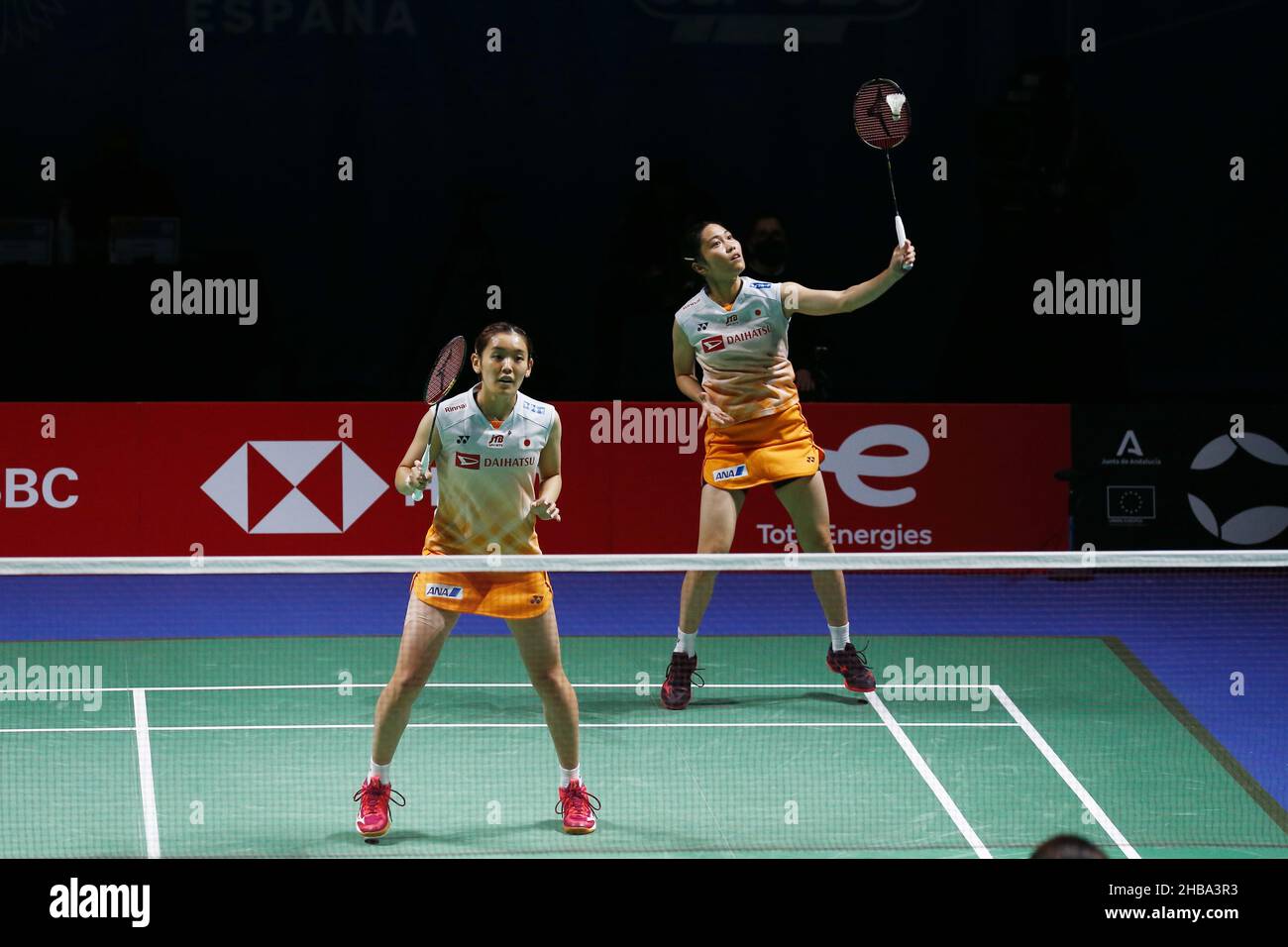 Huelva, Spain. 17th Dec, 2021. (L-R) Rin Iwanaga, Kie Nakanishi (JPN ...