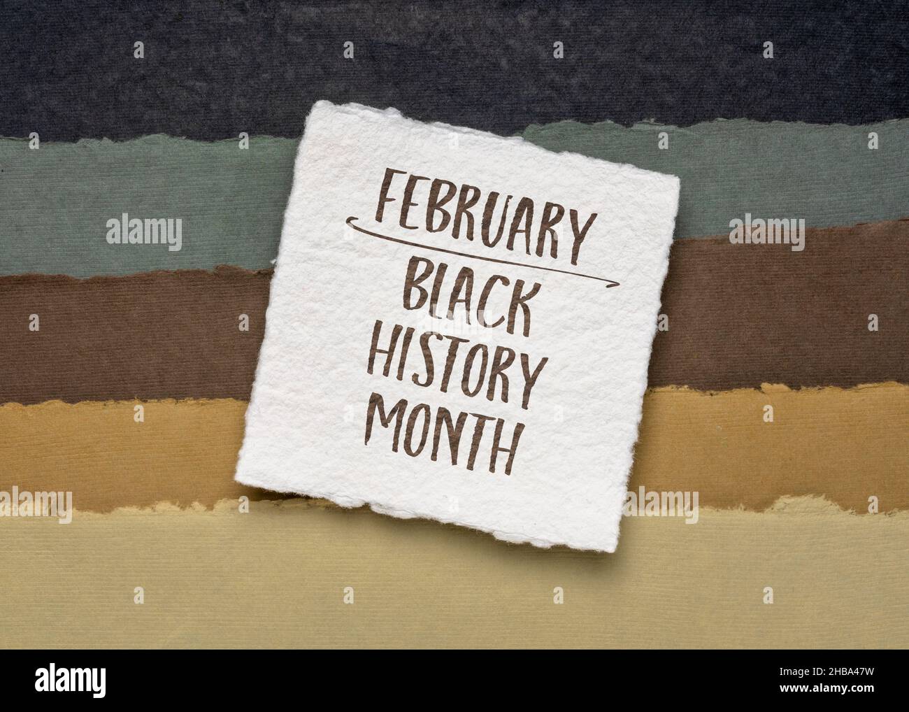 African american black history month celebration hi-res stock ...