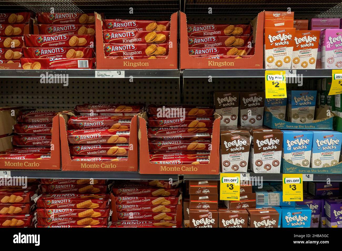 Mackay, Queensland, Australia - December 2021: Sweet biscuits for sale ...