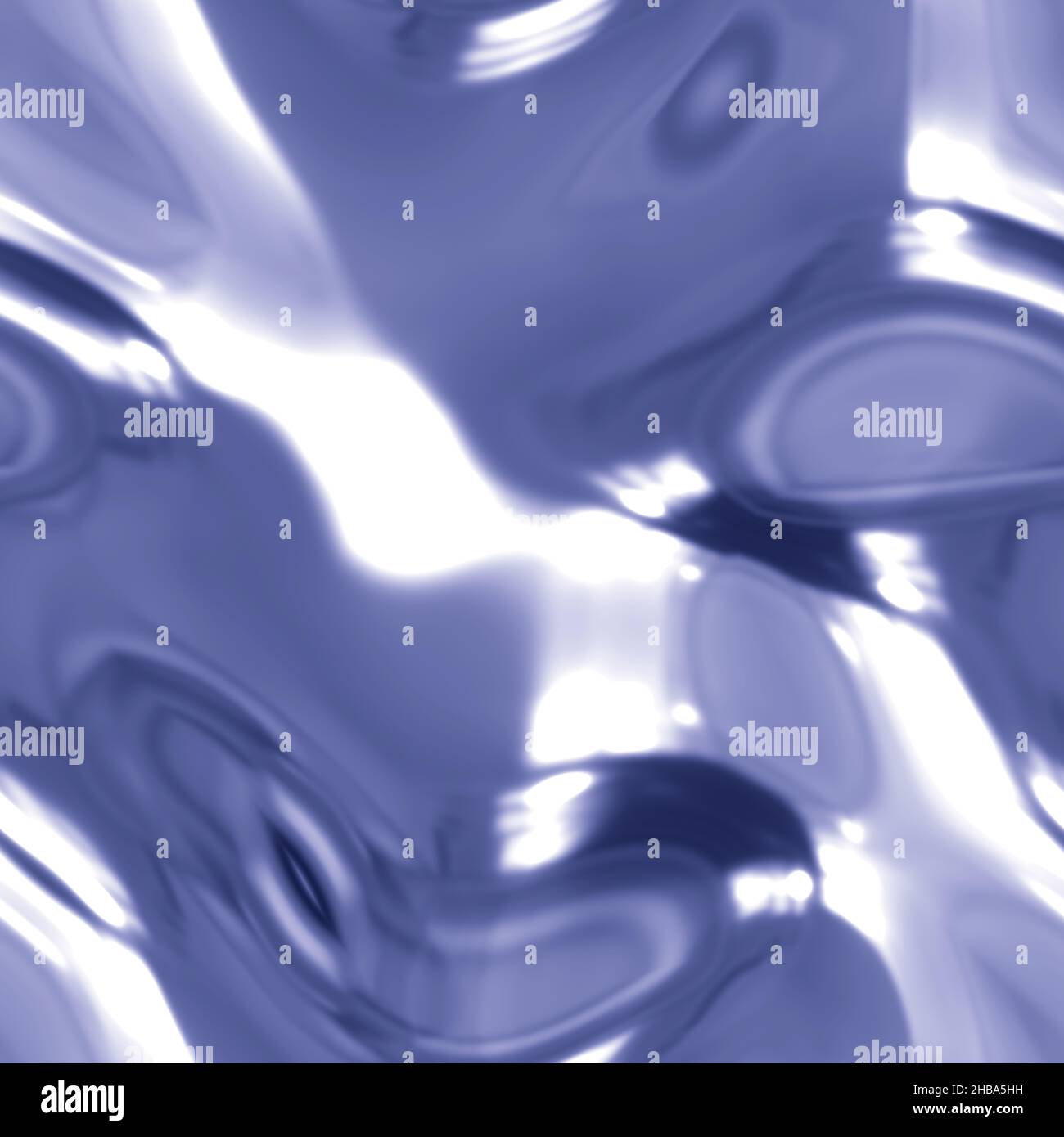 Flowing Smooth Liquid Metal Blue Seamless Tile Textured Pattern in blue ...