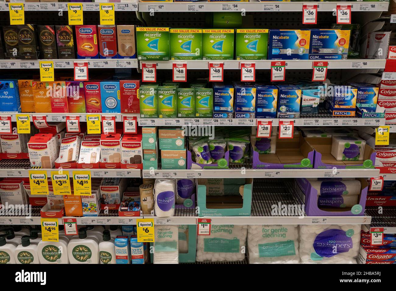 Mackay, Queensland, Australia - December 2021: Chemist items for sale ...
