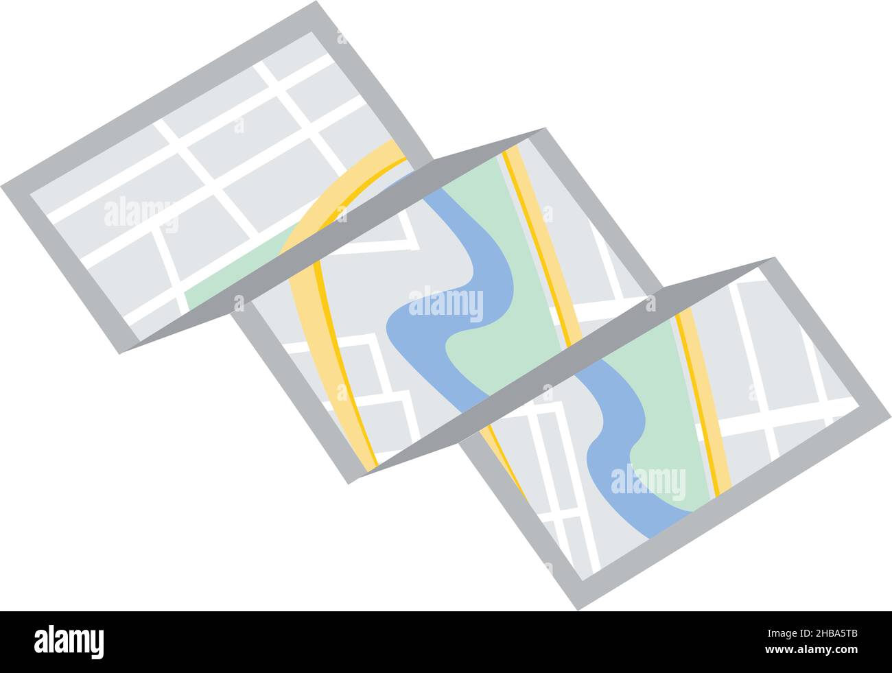paper guide map Stock Vector Image & Art - Alamy