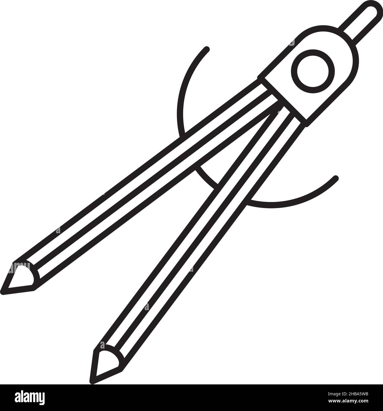 compass school supply Stock Vector Image & Art - Alamy