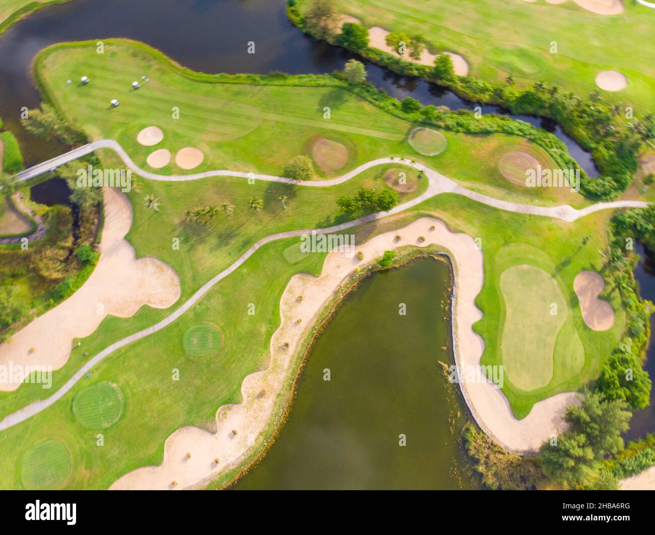 Golf swing above hi-res stock photography and images - Alamy