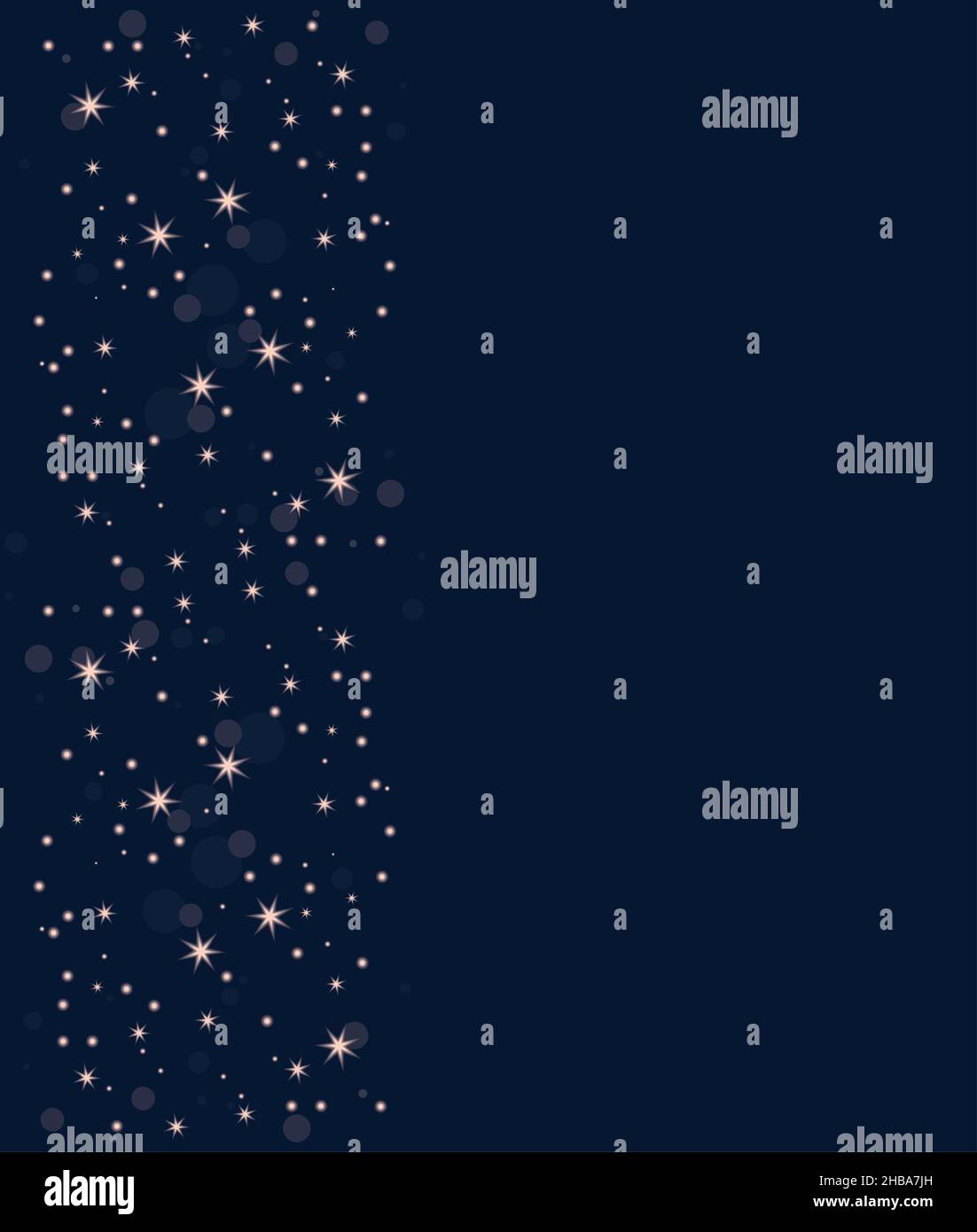 starry border shimmer style Stock Vector Image & Art - Alamy