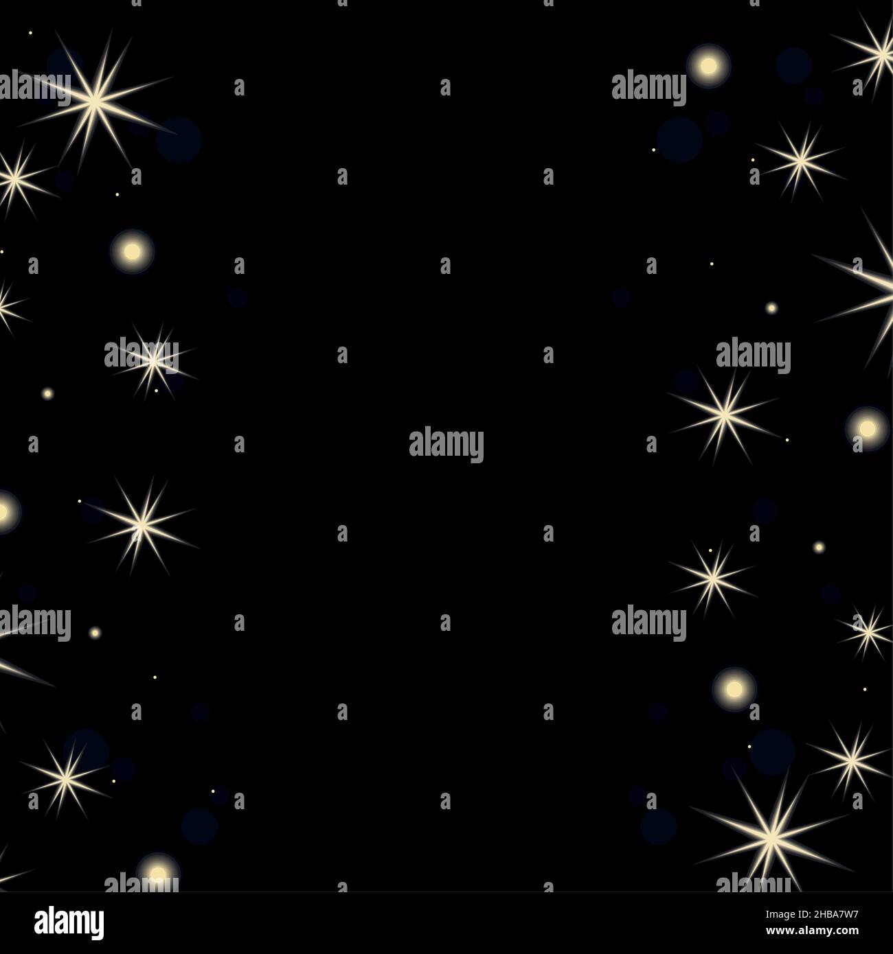 stars shimmer style frame Stock Vector Image & Art - Alamy
