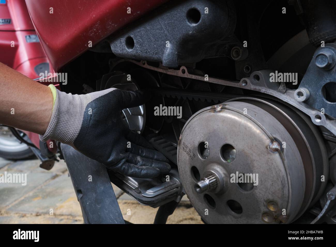 Cvt motorcycle hi-res stock photography and images - Alamy