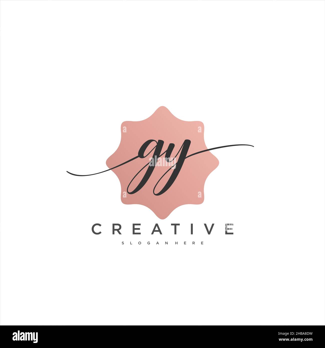 Gy modern logo Stock Vector Images - Alamy