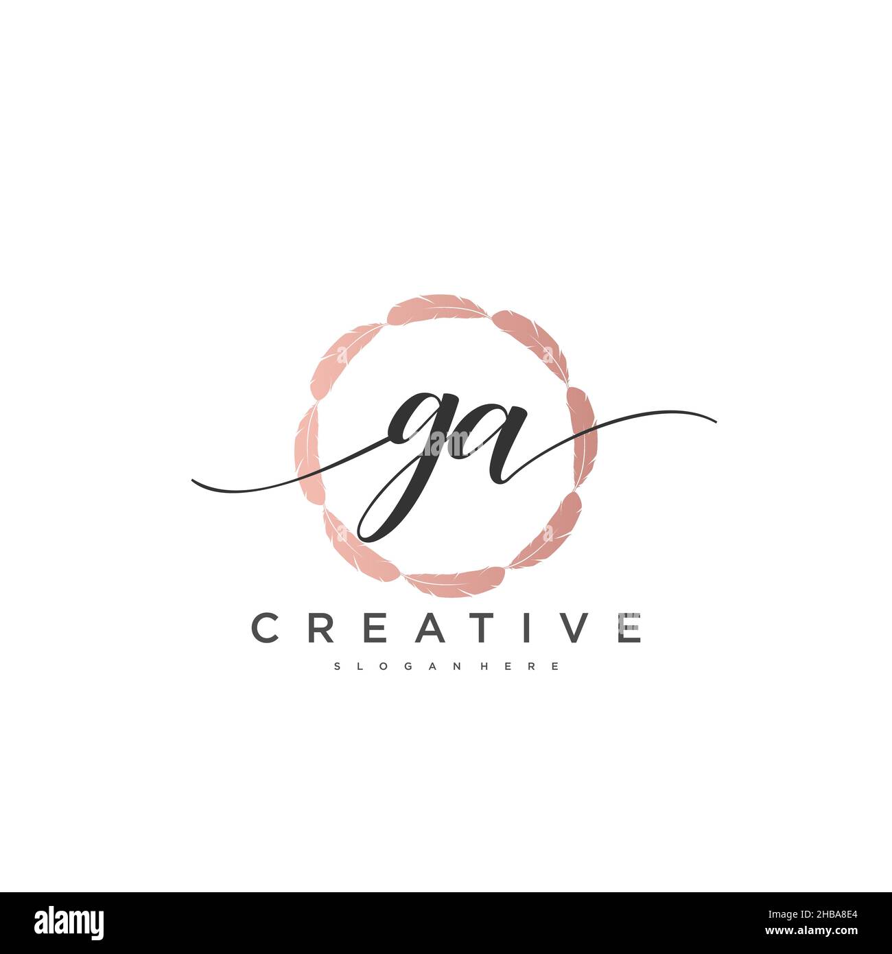 Logo ga Stock Vector Images - Alamy