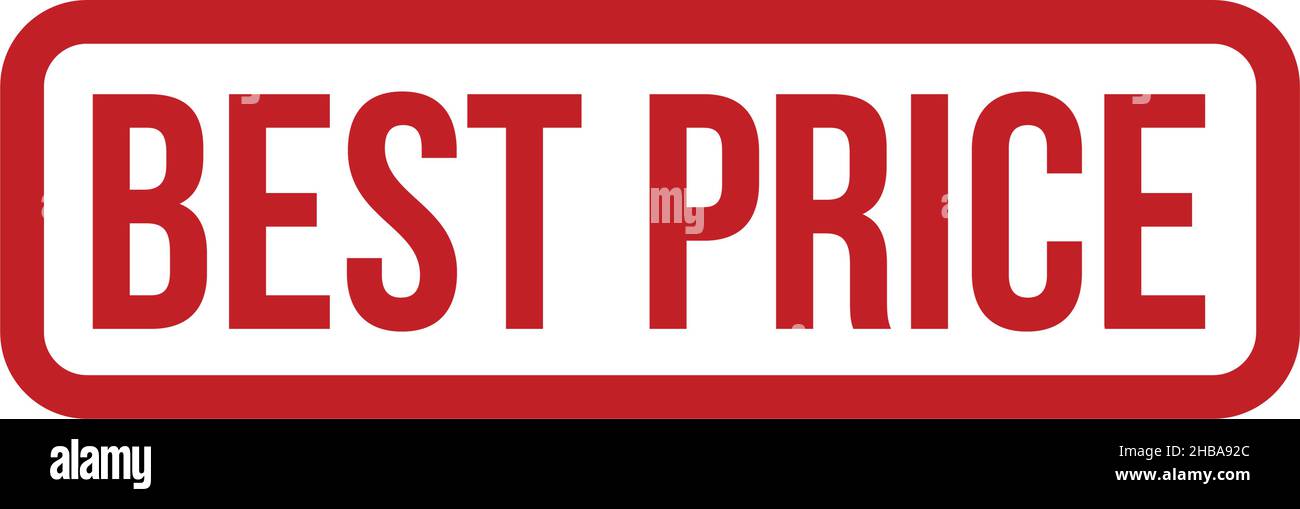 Best Price Rubber Stamp On White Background, Vector Illustration Stock ...